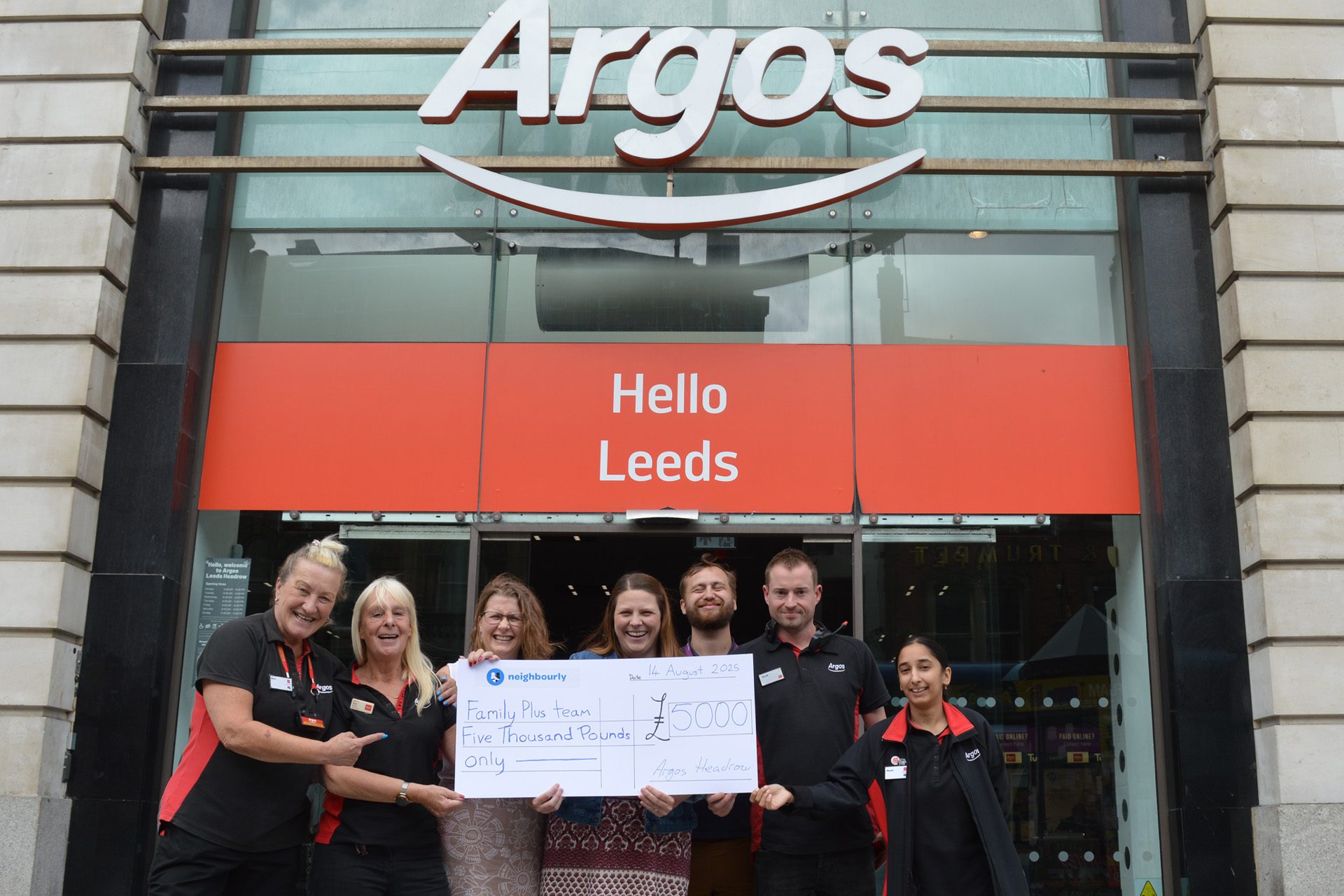 Forward Leeds Family Plus Team Wins £5,000 Award through Argos ...